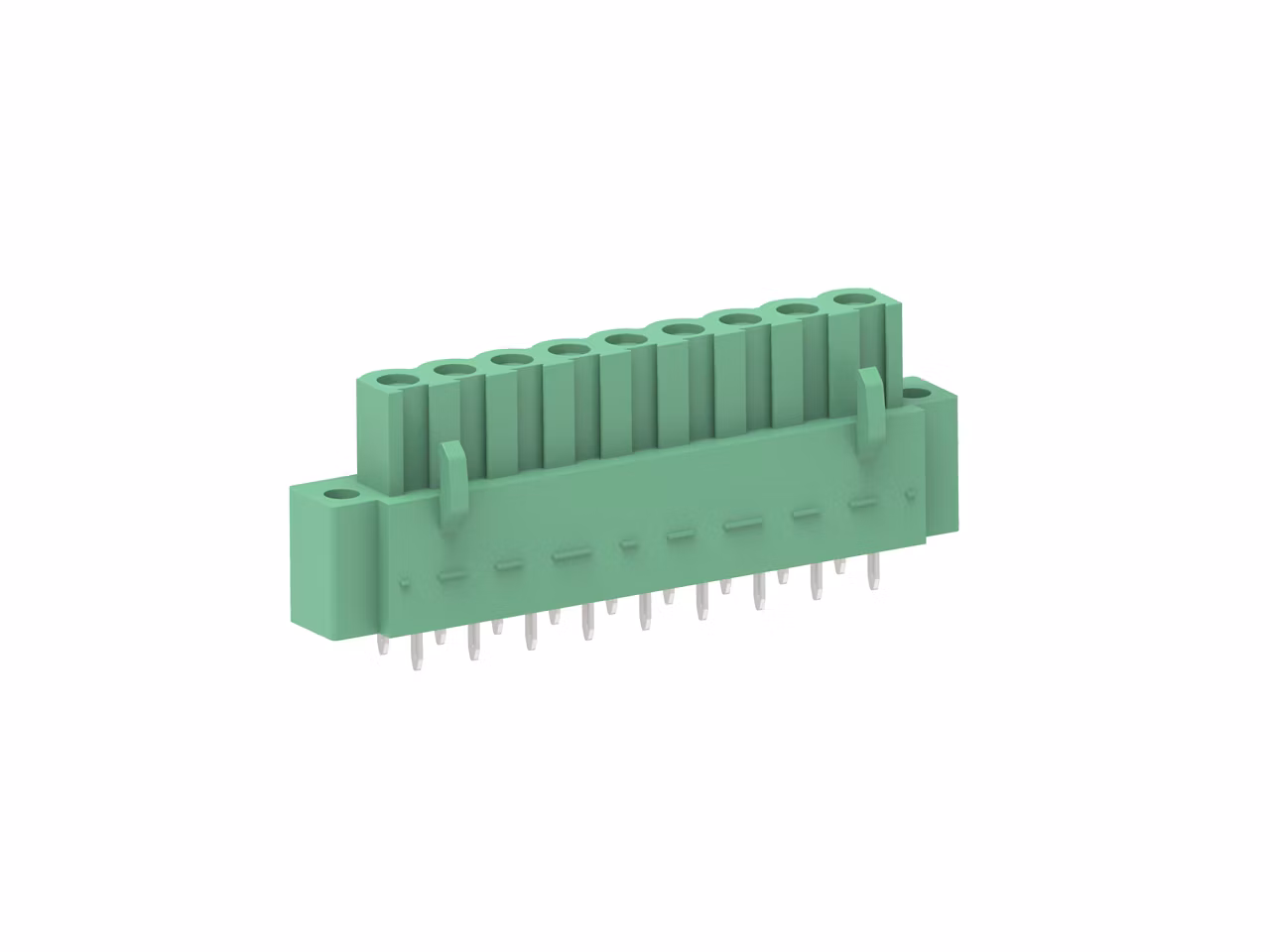 7.50mm Beau Eurostyle Right-Angle PCB Header, Closed Ends, 8 Circuits