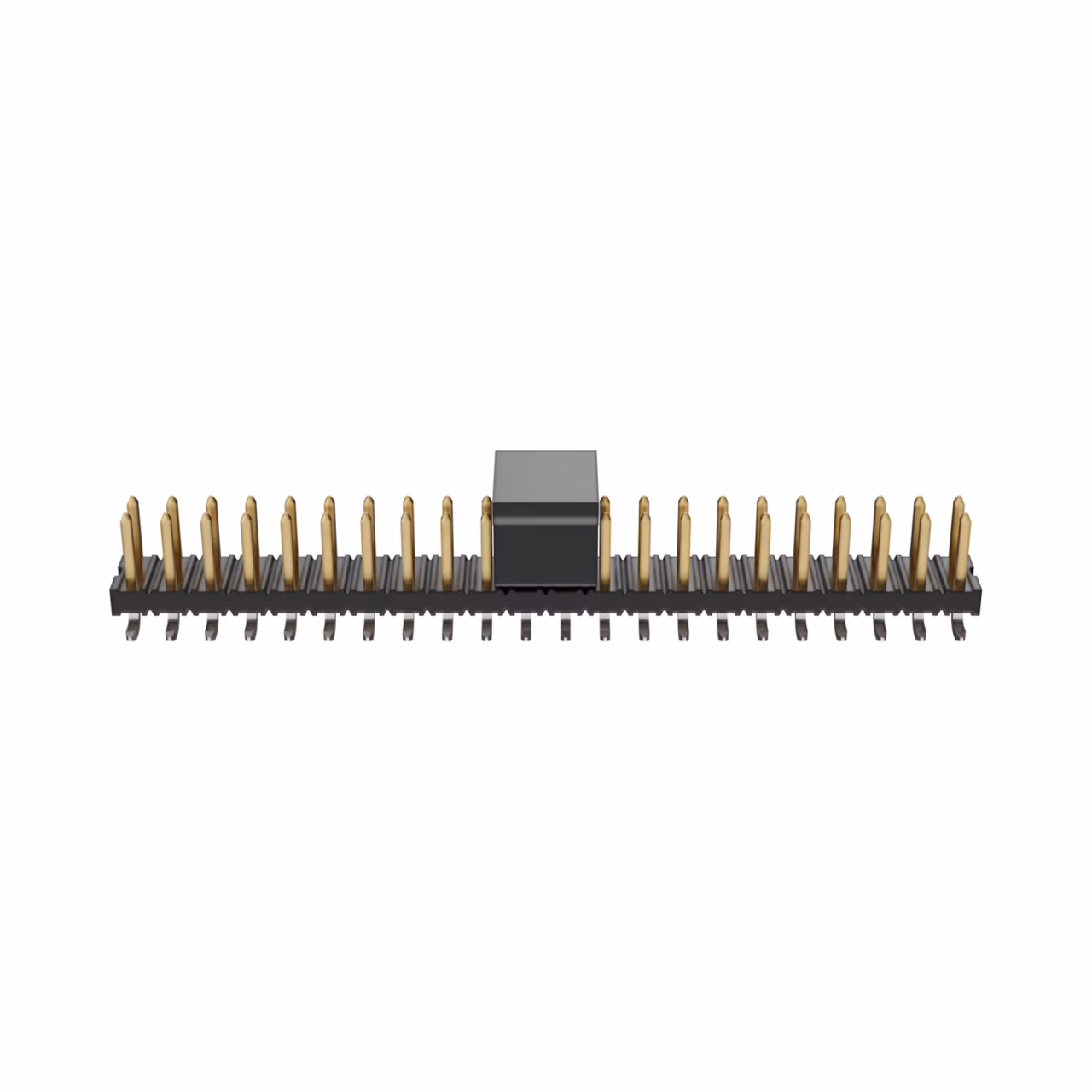 Milli-Grid Header, Vertical, Surface Mount, 44 Circuits, 0.38µm Gold (Au) Plating, Mating Pin Length 3.80mm, with Cap, Tube, Lead-Free for sale