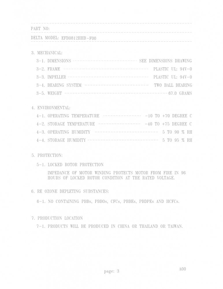 DELTA EFB0812HHB-F00 specification page 4