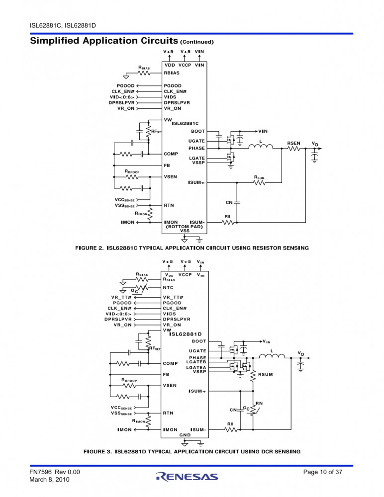 ISL62881D datasheet page 10