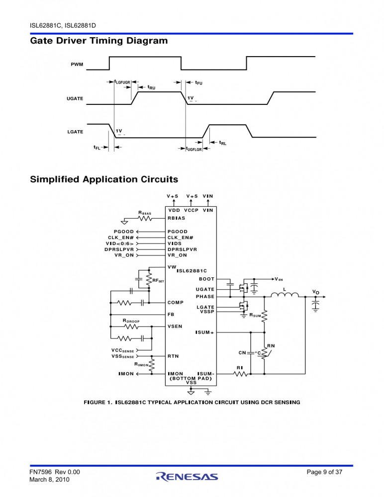 ISL62881D datasheet page 9