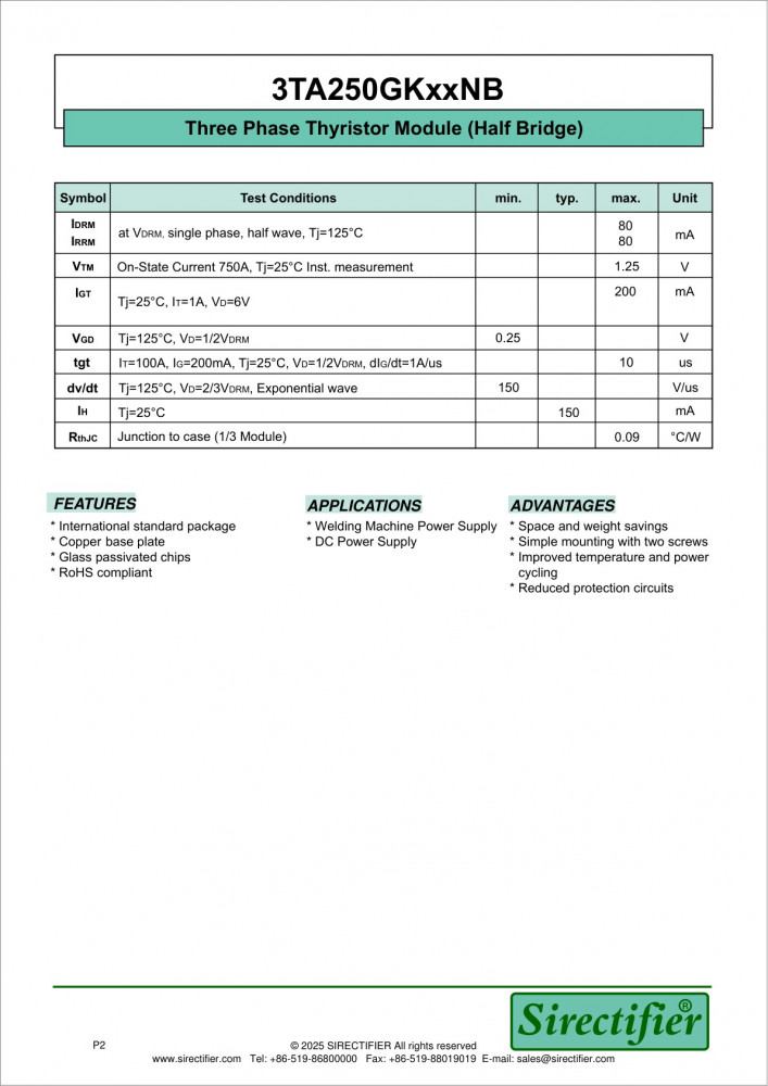 3TA250GK04NB document page 2