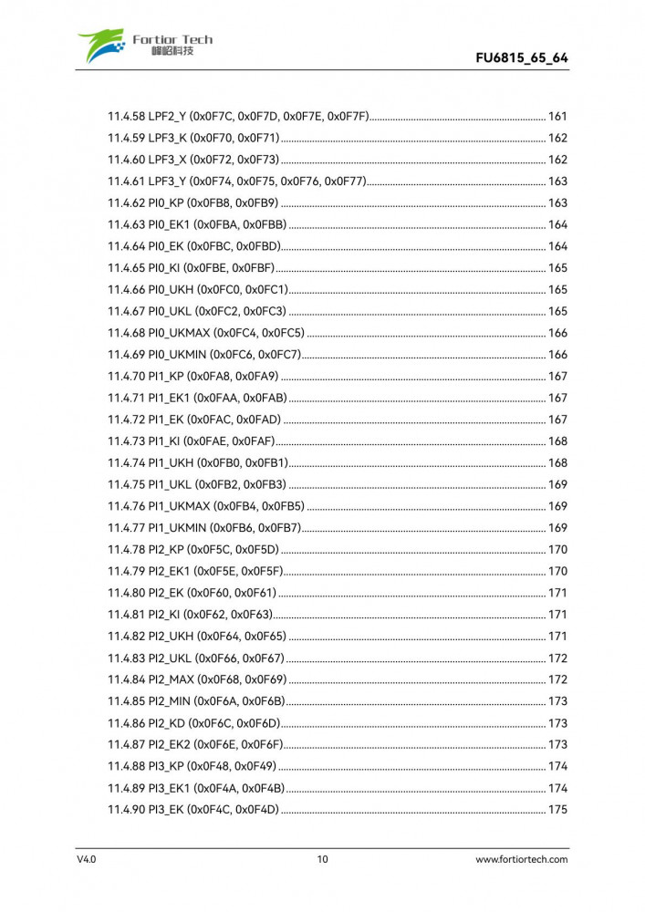 FU6865Q datasheet page 10