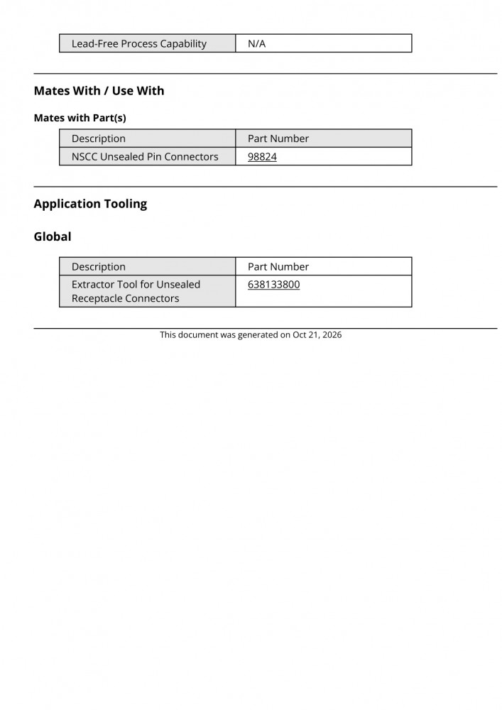 Technical document image 3 for MOLEX 988241025