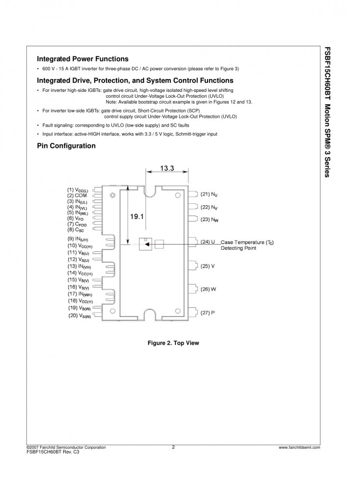 FSBF15CH60BT-F166 datasheet page 3