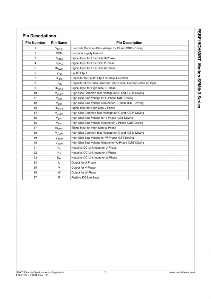 FSBF15CH60BT-F166 datasheet page 4