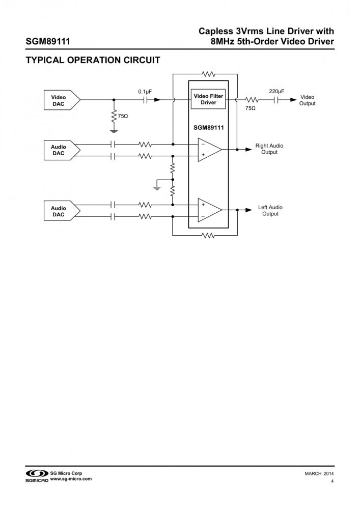 SGM89111 datasheet page 4