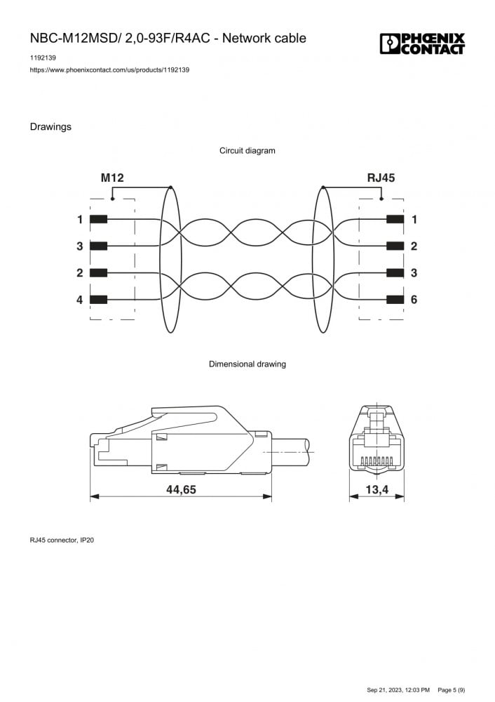 Phoenix Contact 1192139 product documentation page 5