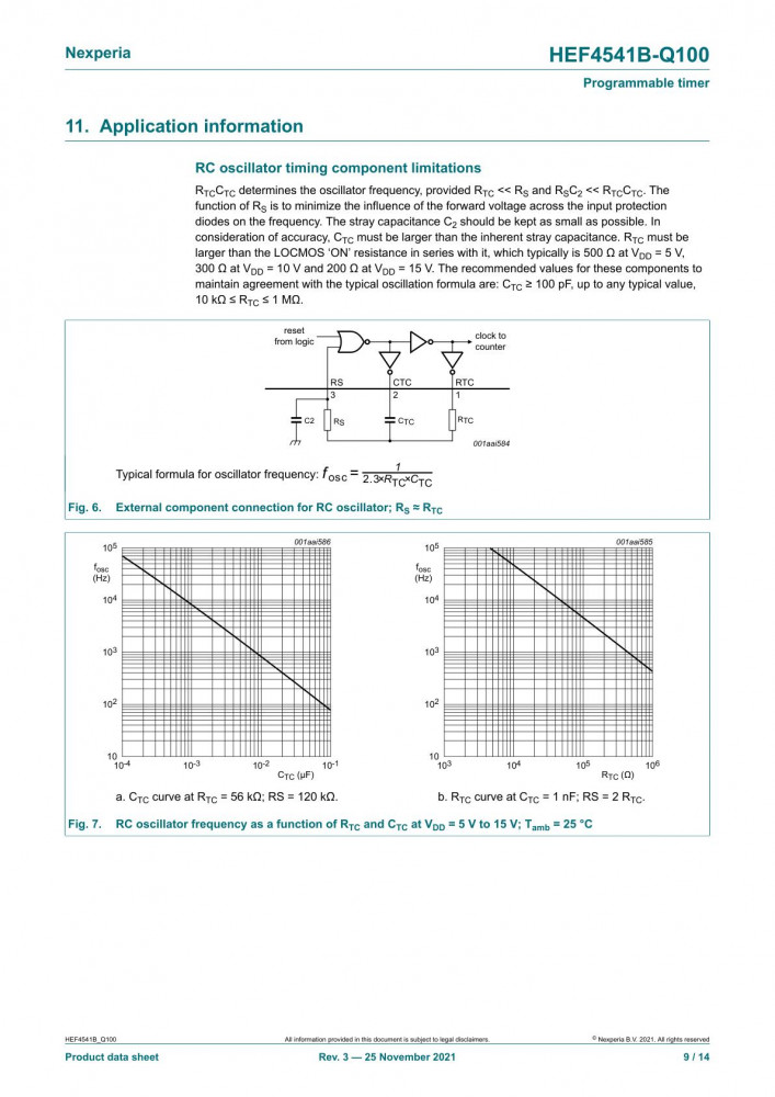 HEF4541BT-Q100Y datasheet page 9