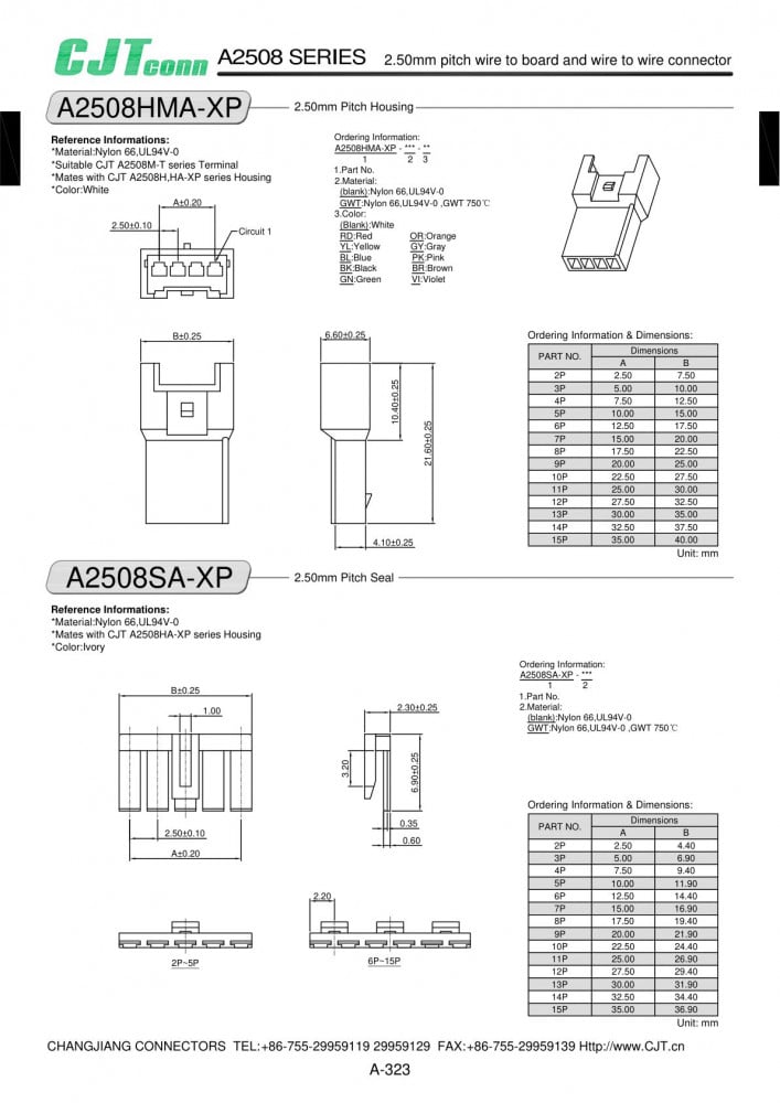 CJT A2508H series datasheet page 5