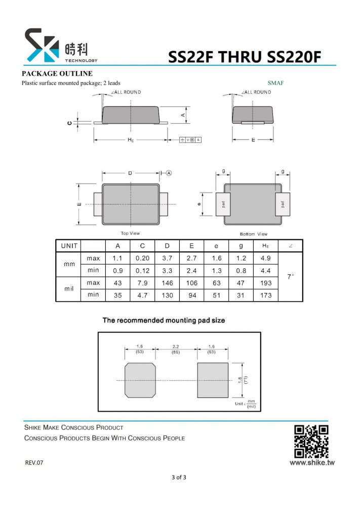 SS24F datasheet page 3