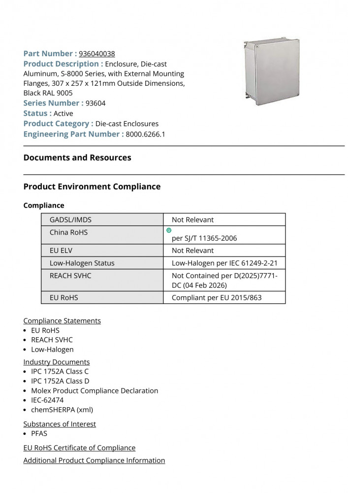 936040038 product documentation page 1