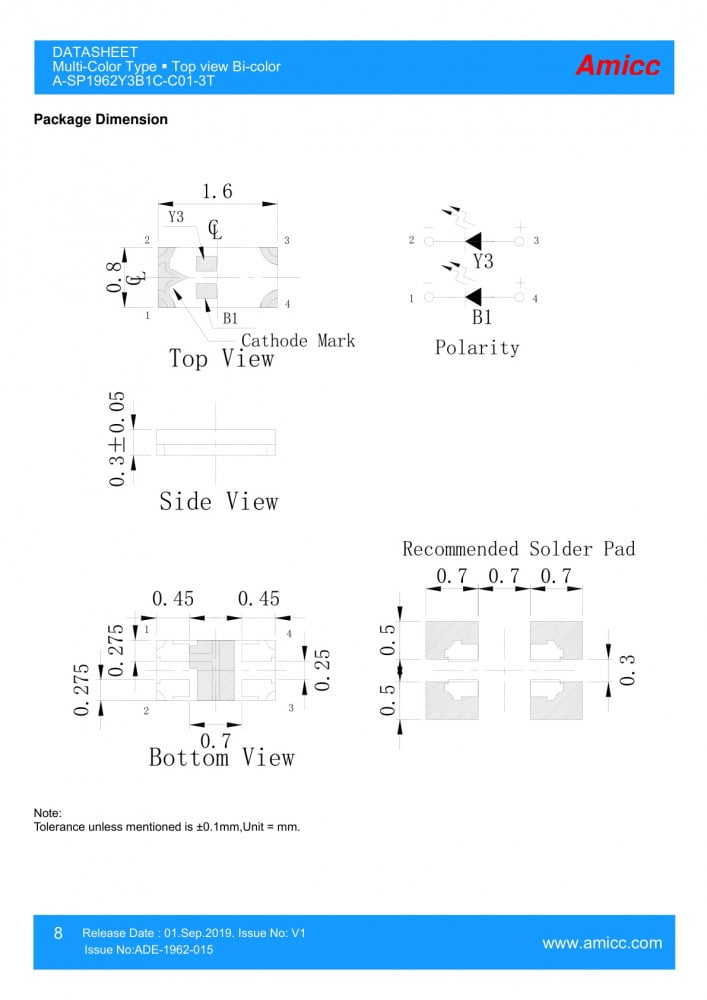 A-SP1962Y3B1C-C01-3T datasheet page 8