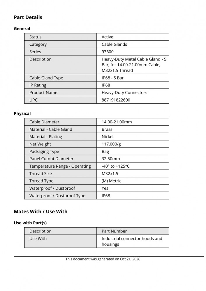936000028 product document, page 2