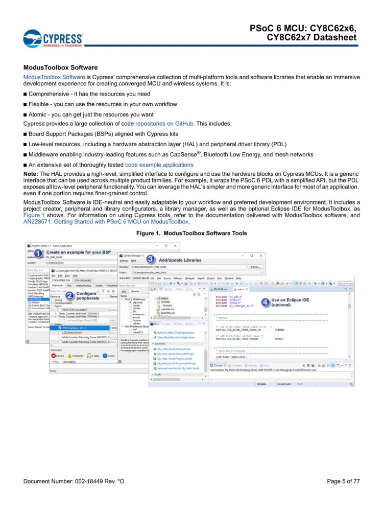 CY8C6247BZI-D34 datasheet page 6