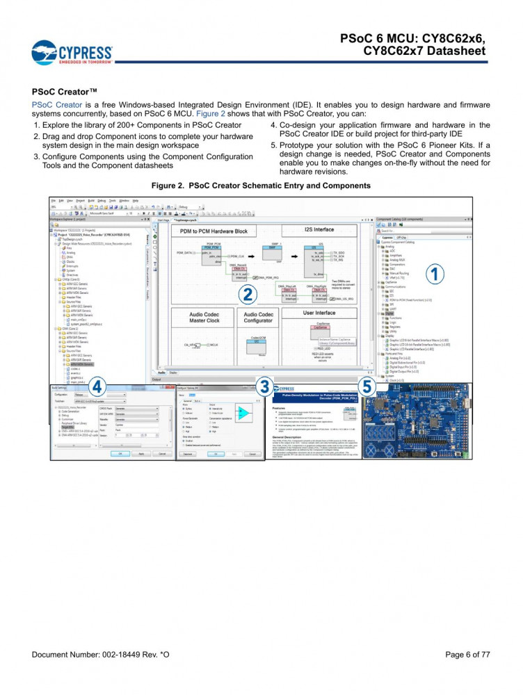 CY8C6247BZI-D34 datasheet page 7
