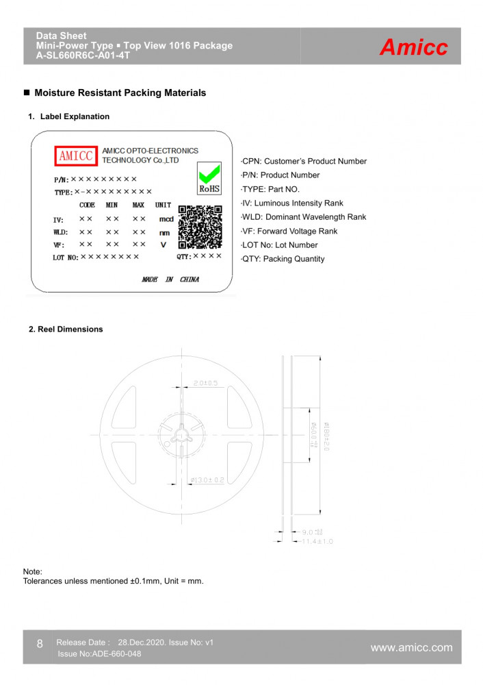 A-SL660R6C-A01-4T approval sheet page 8
