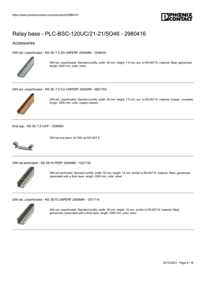 Phoenix Contact 2980416 technical document page 9