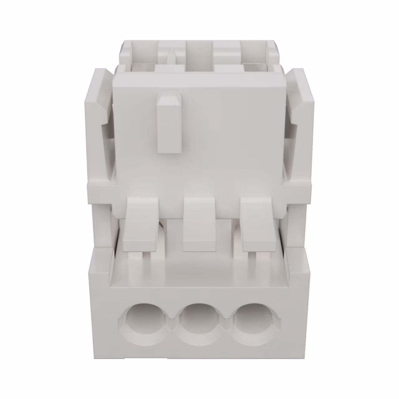 Appli-Mate RAST 2.5 IDT Housing, 2.50mm Pitch, with Side Latches, Female, 2 Circuits, Position Keys A, C & D Removed, Polarizing Rib Between 1/2, Voided Circuit 2 for sale