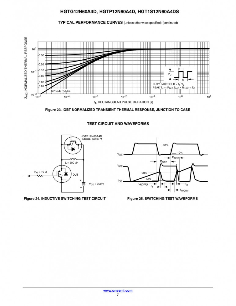 HGTG12N60A4D datasheet page 7