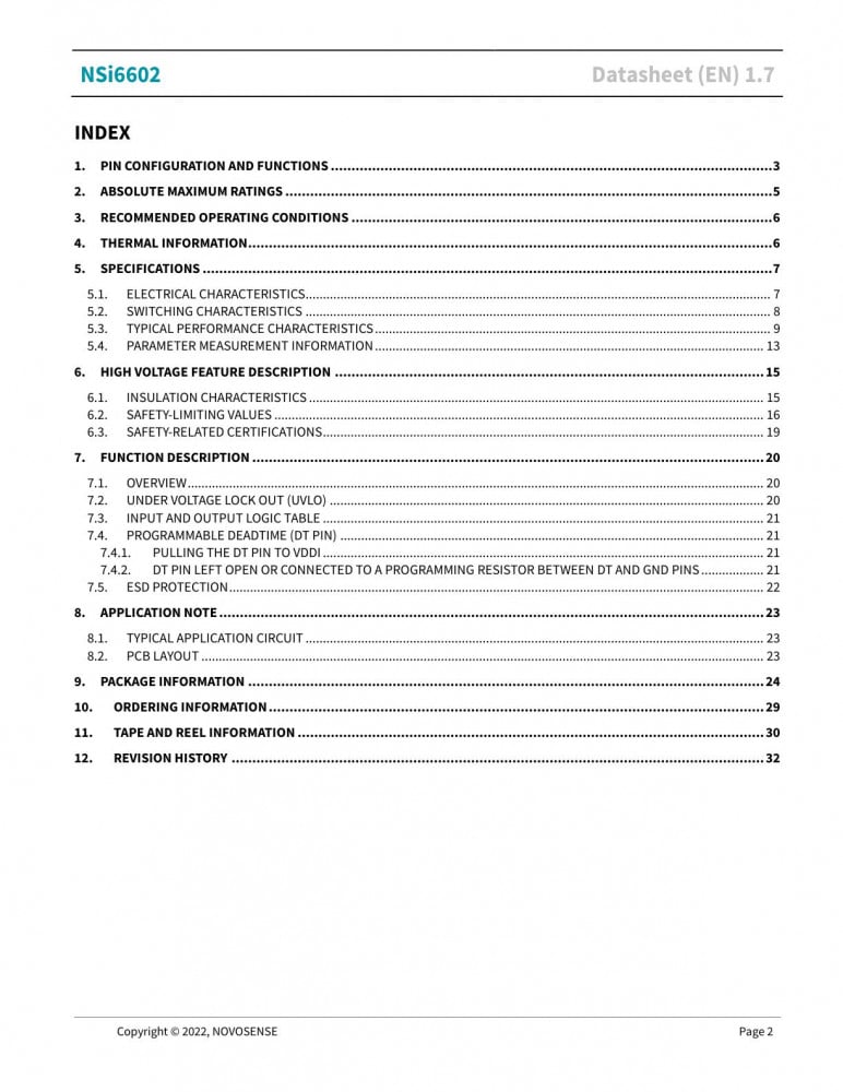 NSi6602 datasheet page 2