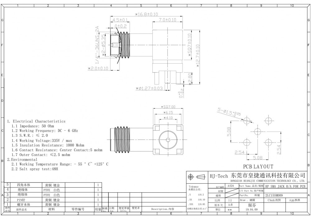 2LC15SM009 technical document
