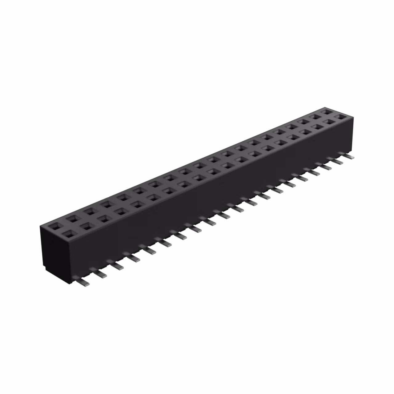 2.00mm Pitch Milli-Grid Receptacle, Surface Mount, Top Entry, 0.38µm Gold (Au) Plating, with Locating Pegs, 18 Circuits, Lead-Free, Tube