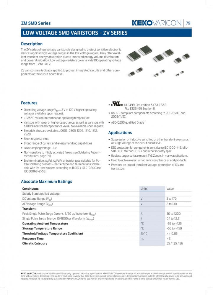 ZV series technical document page 4