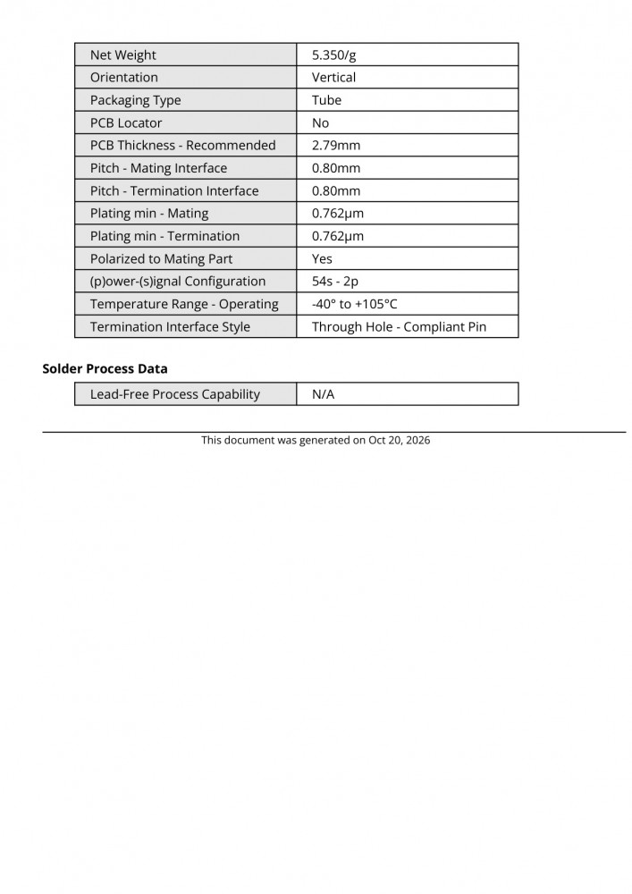 MOLEX 1705451054 product document image 3