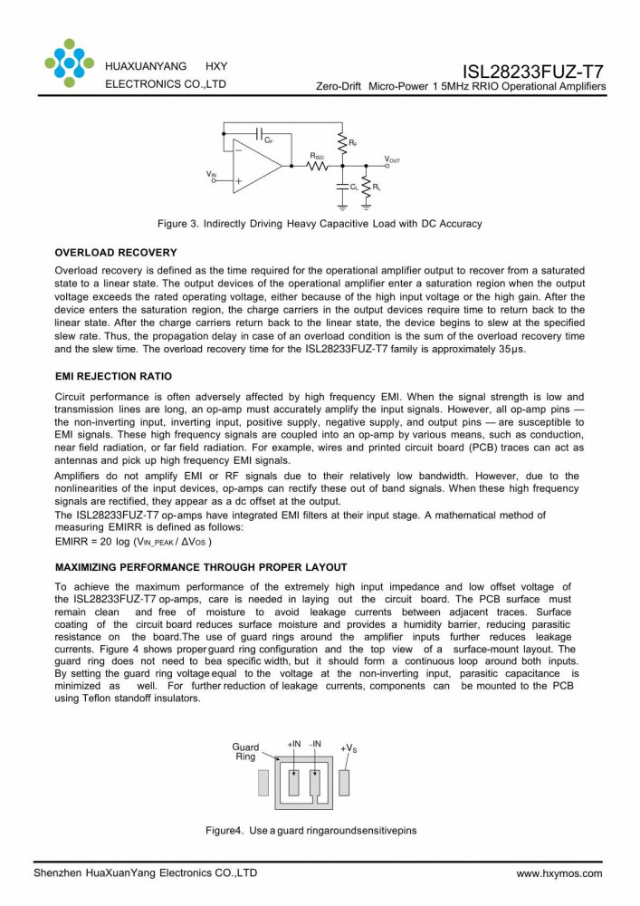 ISL28233FUZ-T7 datasheet page 9
