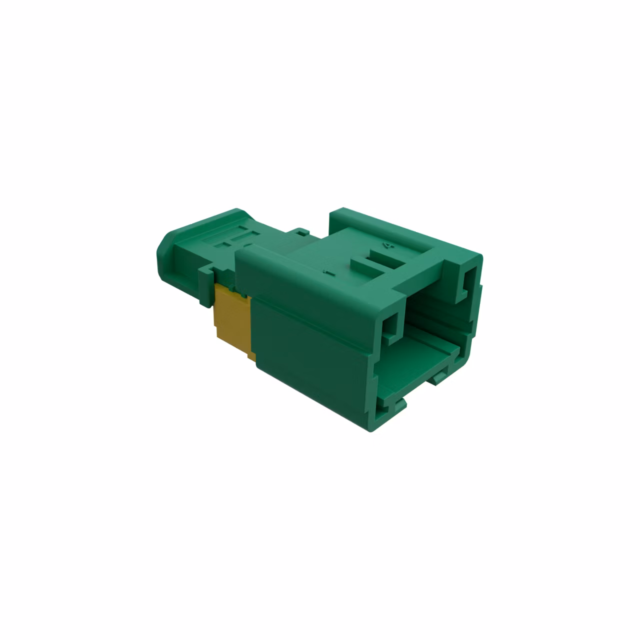 NSCC 3.33mm Pitch Male Pin Connector, Non-Sealed, 4 Circuits, Green for sale