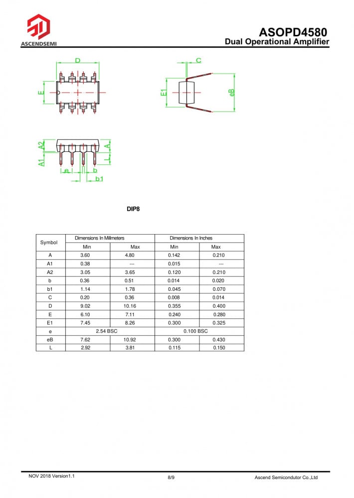 ASOPD4580N-T datasheet page 8