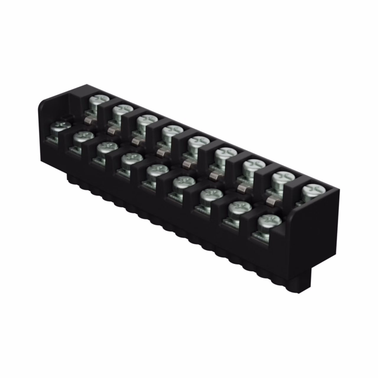 5.08mm Pitch Beau EuroMate Pluggable Terminal Block, Dual Level, 90° Wire Entry, 18 Circuits for sale