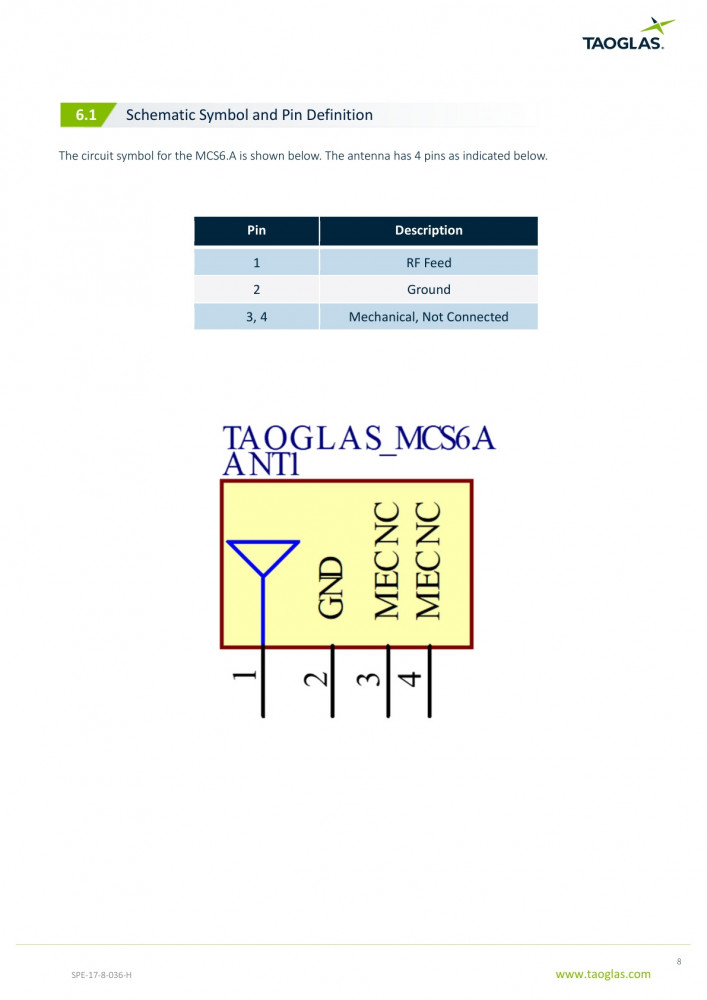 MCS6.A technical document page 8