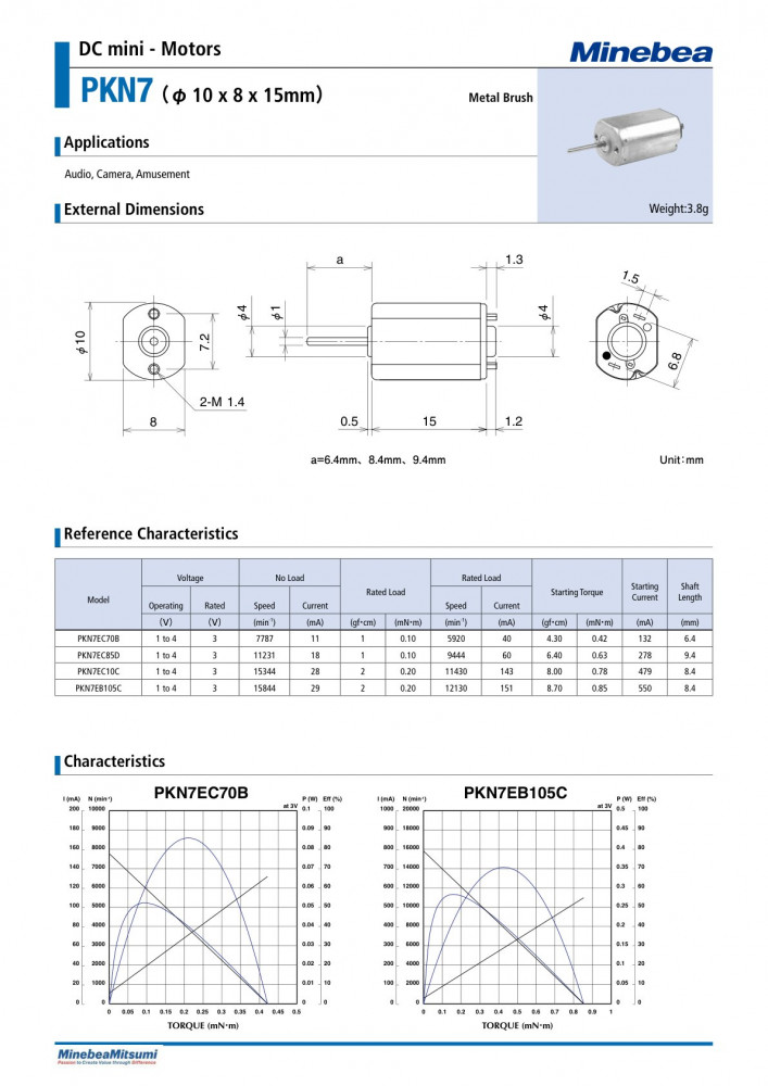 PKN12 motor technical document page 1