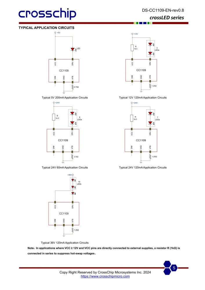 CC1109 datasheet page 5