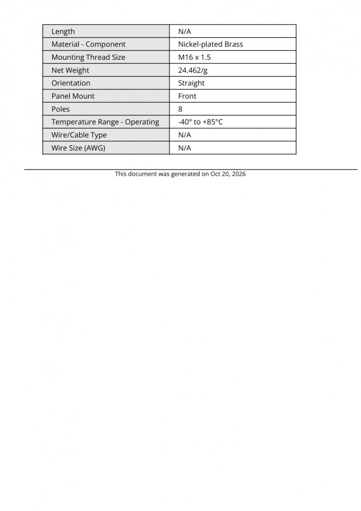Molex Ultra-Lock product specification page 3