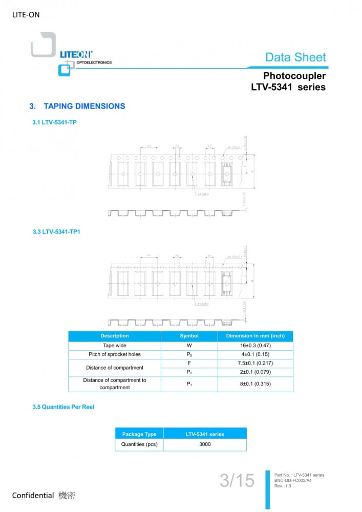 LTV-5341 datasheet page 3