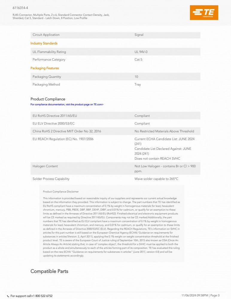 6116314-4 technical document page 3