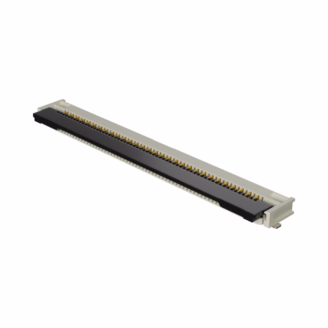 Easy-On FFC/FPC Connector, 1.00mm Pitch, FD19 Series, Right-Angle, Bottom Contact, 1.90mm Height, 30 Circuits, 150°C Operating Temperature,  Gold over Nickel Plating for sale