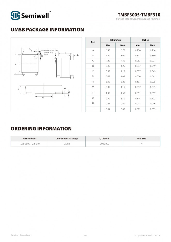 TMBF308 datasheet page 4