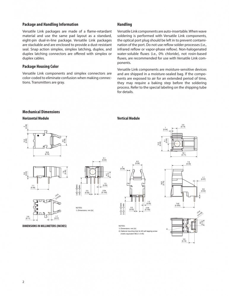 AFBR-1529Z datasheet page 2