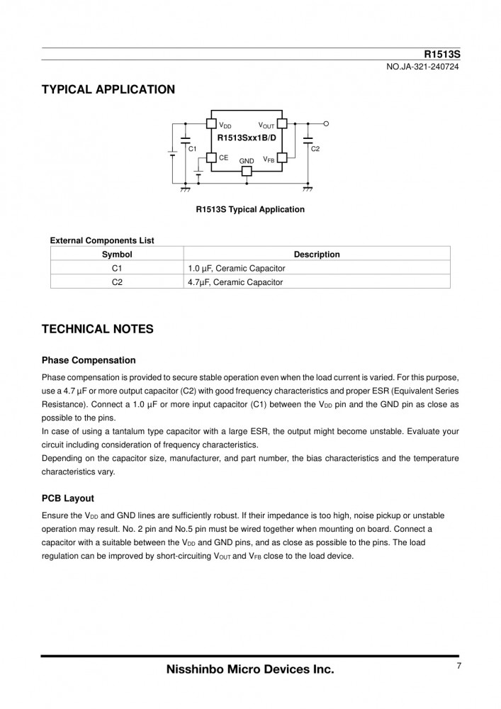 R1513S datasheet page 7