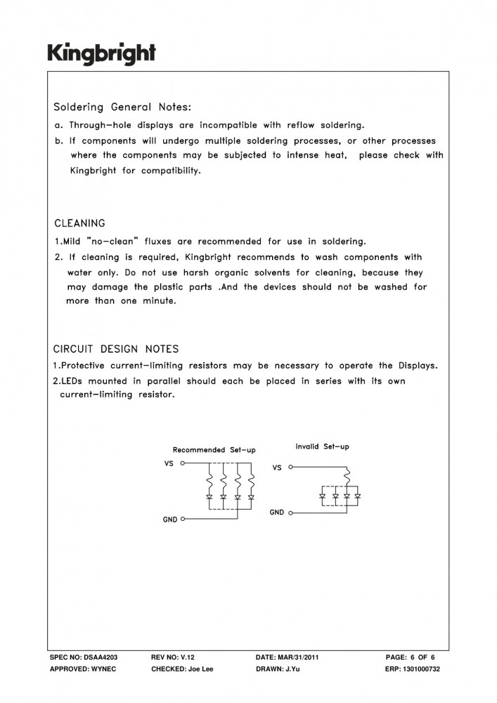 SC05-11GWA datasheet page 6