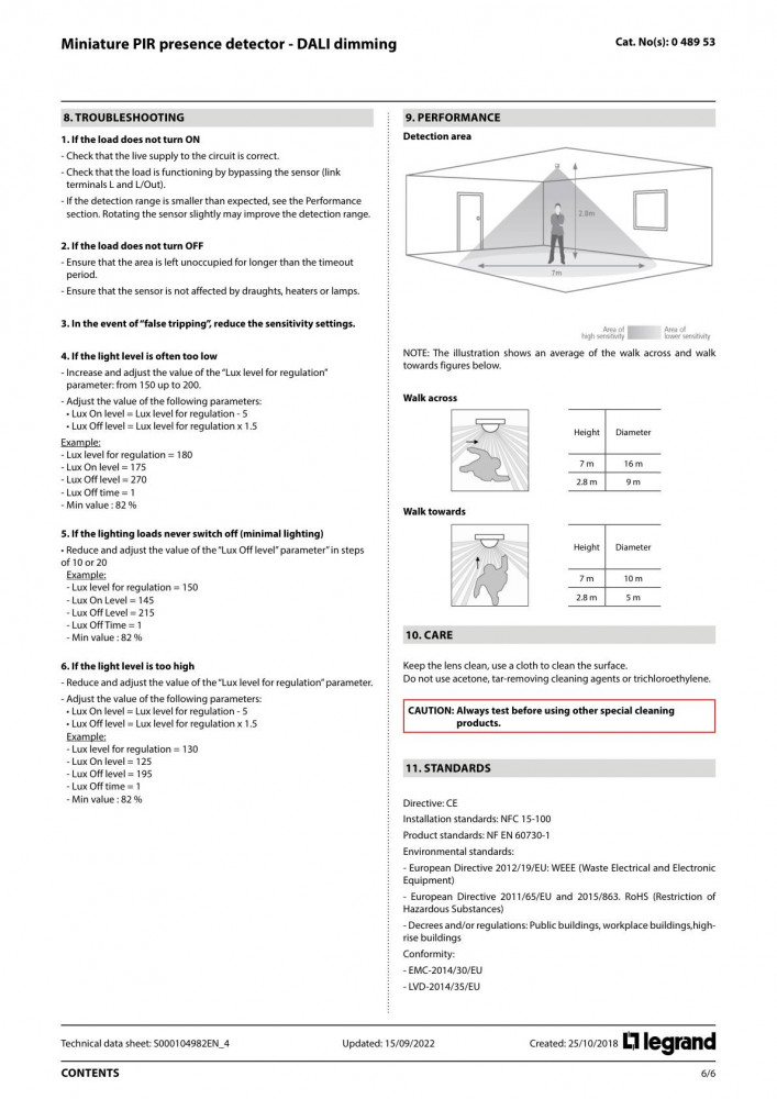 Legrand 048953 technical documentation, page 6