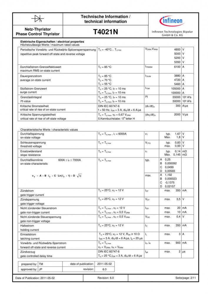 T4021N52TOH technical document page 2