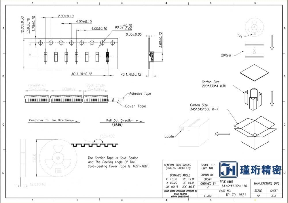TP-T0-1521 technical document page 2