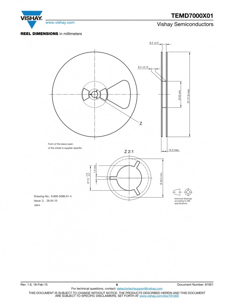 TEMD7000X01 datasheet page 6