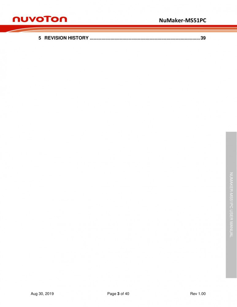 NuMaker-MS51PC document page 3