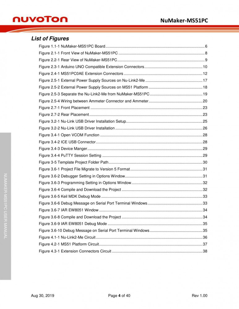 NuMaker-MS51PC document page 4
